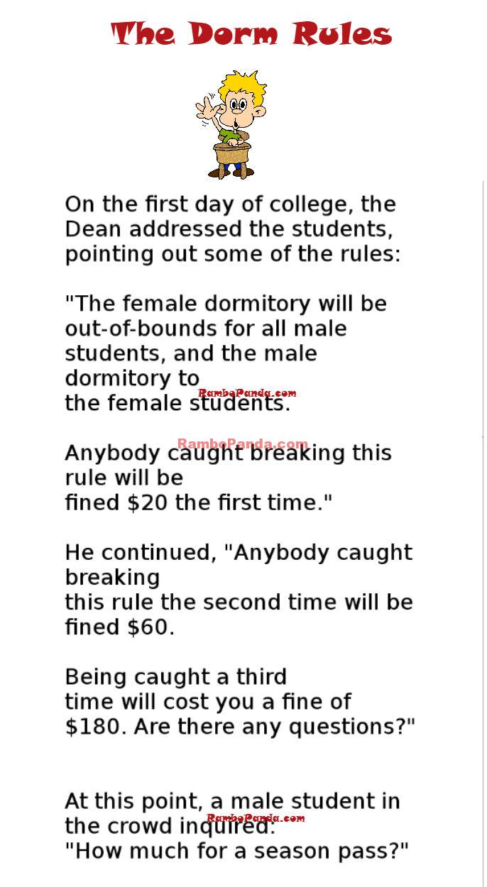 Dorm Rules OfficiallyBored Dorm Rules OfficiallyBored